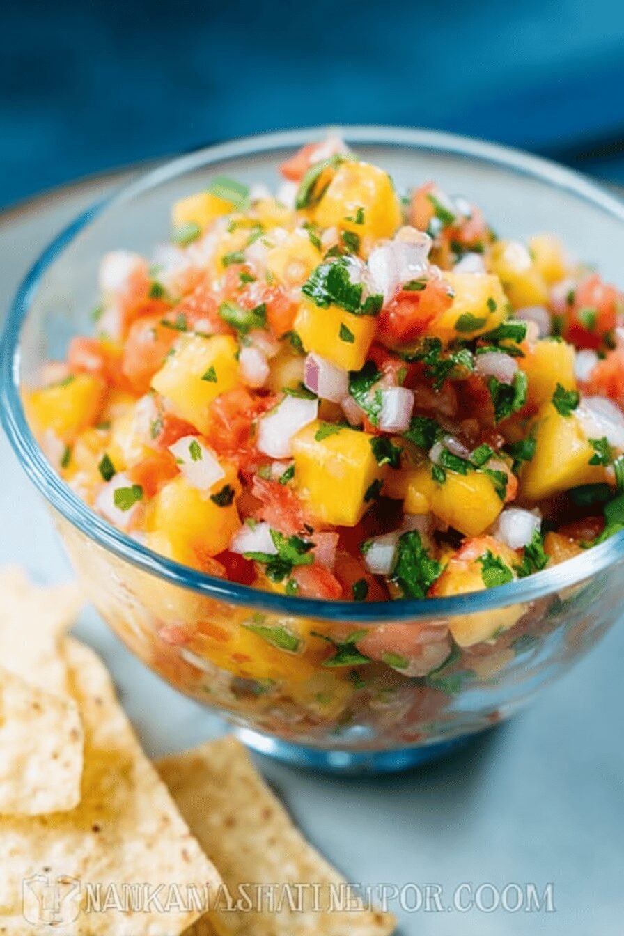 Fresh Peach Salsa Recipe With Sweet And Spicy Flavor 2024