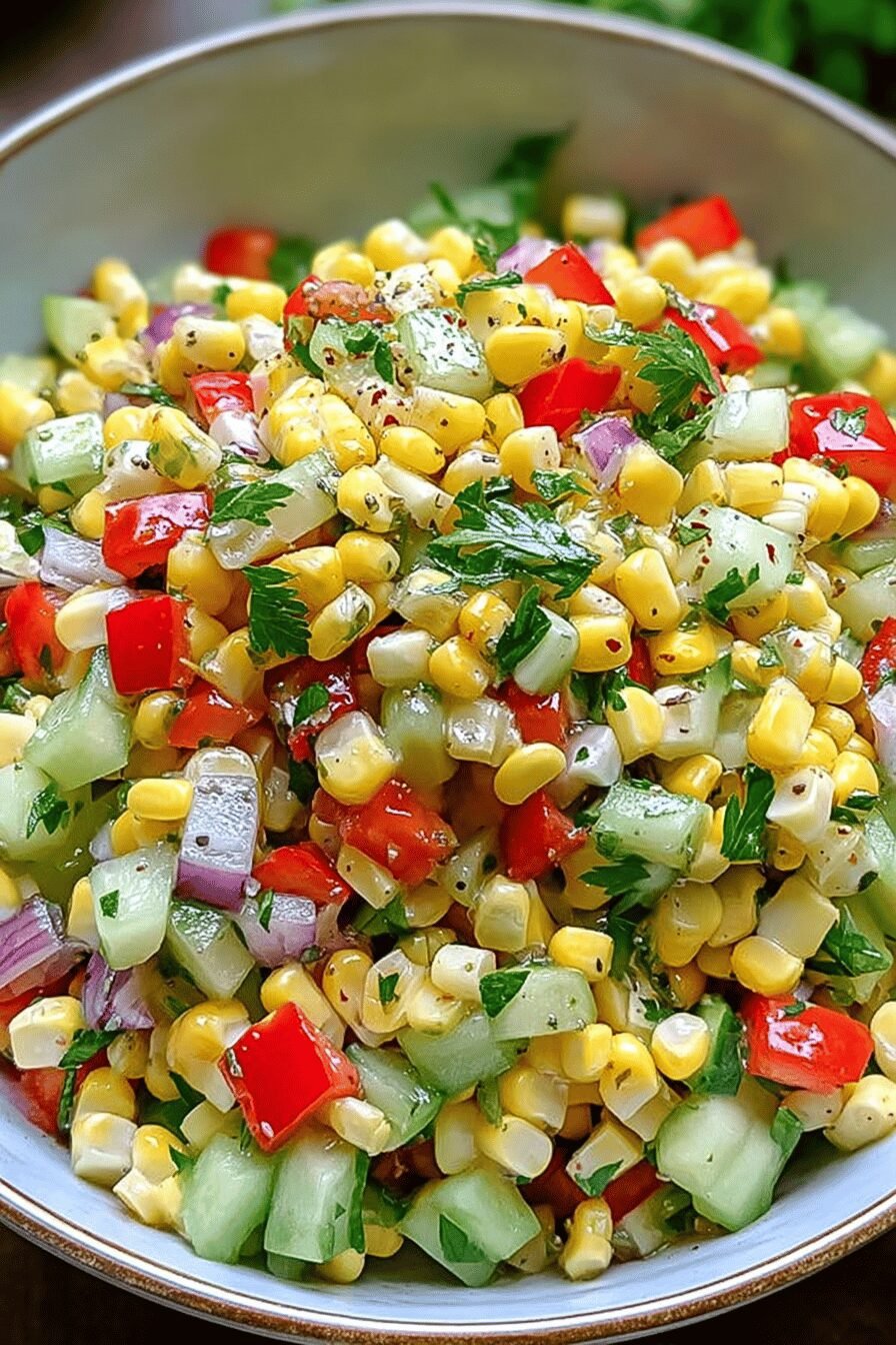 Corn Pepper Salad Recipes With Fresh Ingredients For Flavor