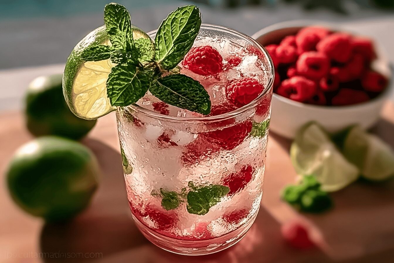 Titos Raspberry Coconut Mojito Recipe With Fresh Mint And Lime